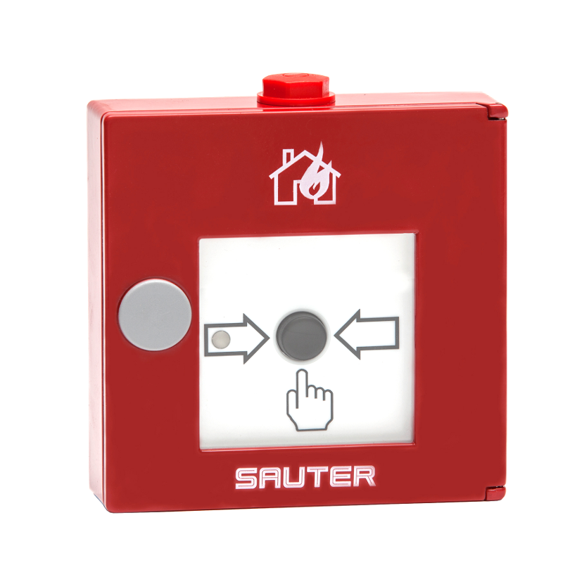 Sauter Brandmeldeanlagen | Deutschland - Handfeuermelder rot XP 95 mit ...